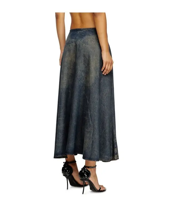 DIESEL® De-annie-s Midi Skirt - Black