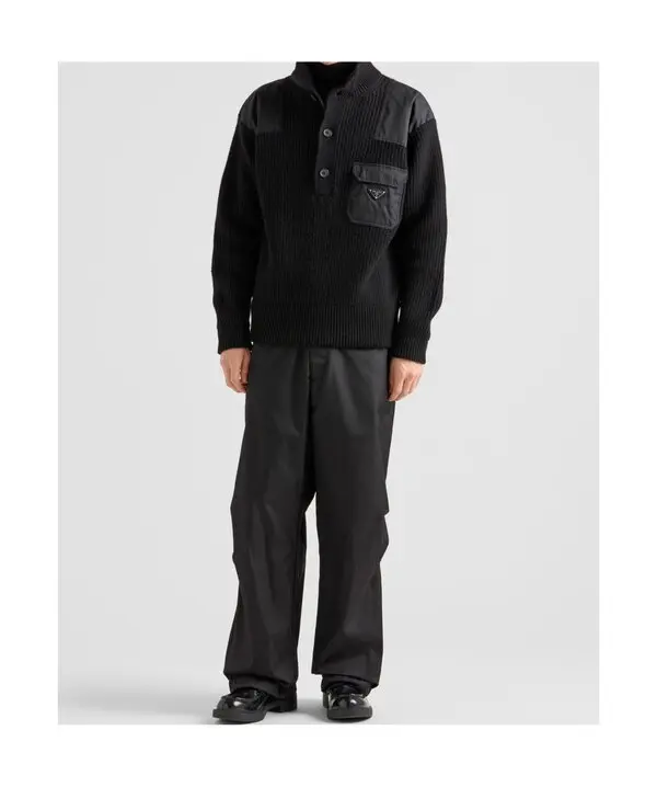 Prada Wool And Cashmere Turtleneck Sweater