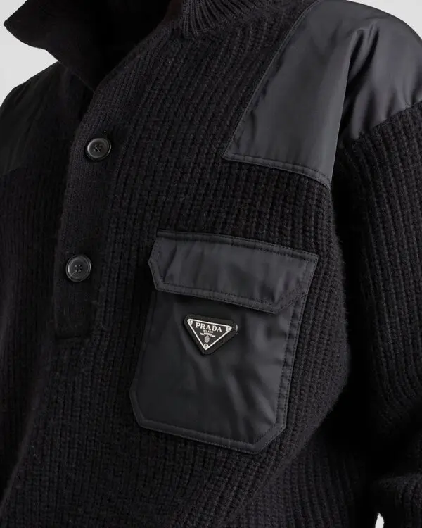 Prada Wool And Cashmere Turtleneck Sweater