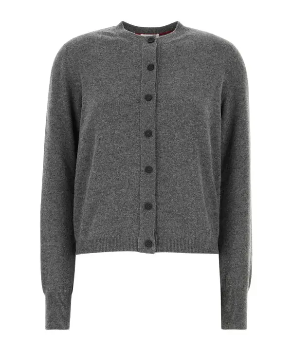FERRAGAMO Button-up Knitted Cardigan - Black