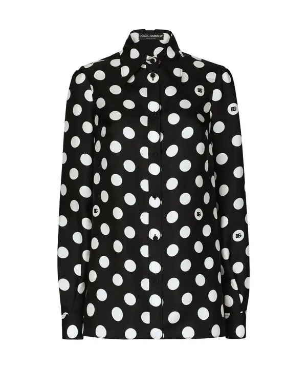 Dolce & Gabbana Mambo Polka Dot Print Shirt
