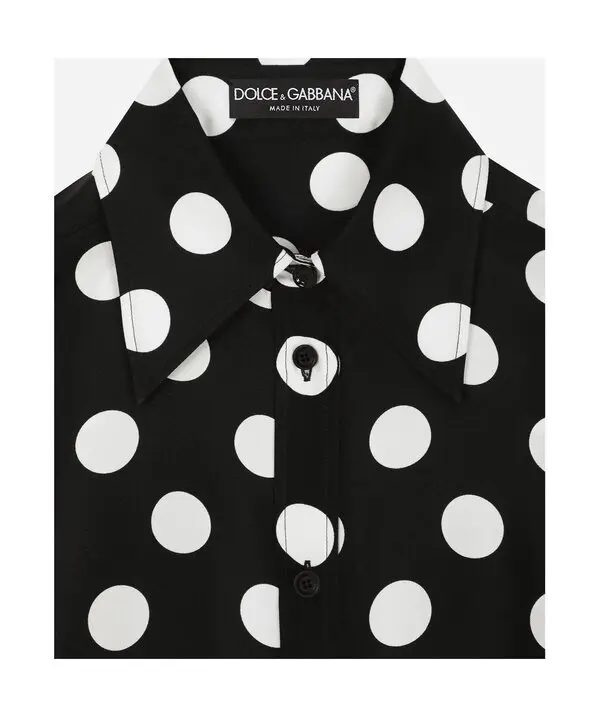 Dolce & Gabbana Mambo Polka Dot Print Shirt