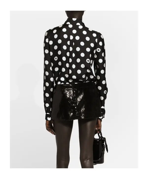 Dolce & Gabbana Mambo Polka Dot Print Shirt