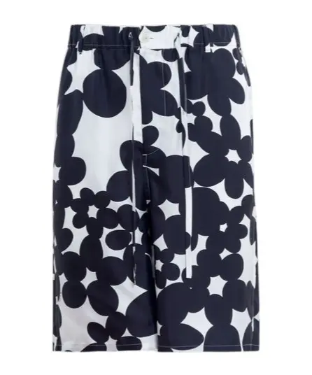 Marni Printed Bermuda Shorts - Black And White