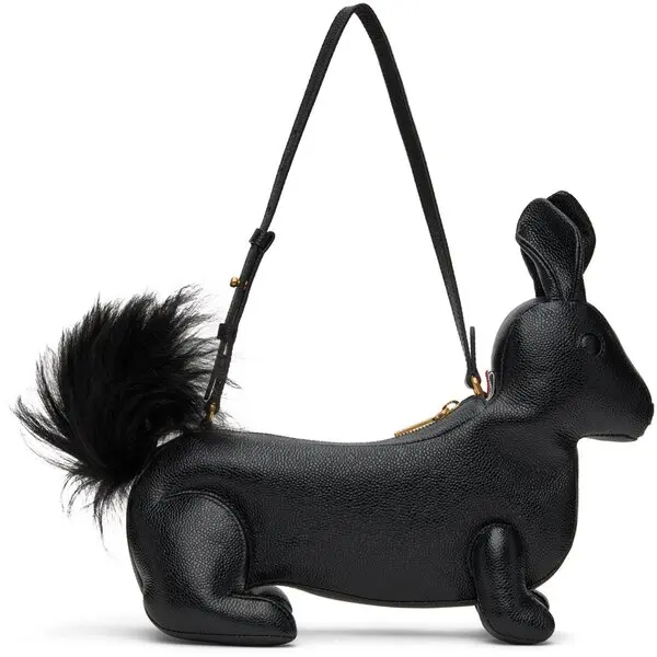 Thom Browne Squirrel-motif Zipped Shoulder Bag
