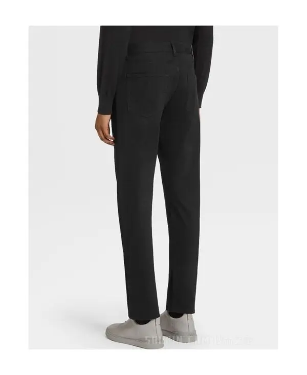 Zegna Slim-cut Leg Jeans - Black