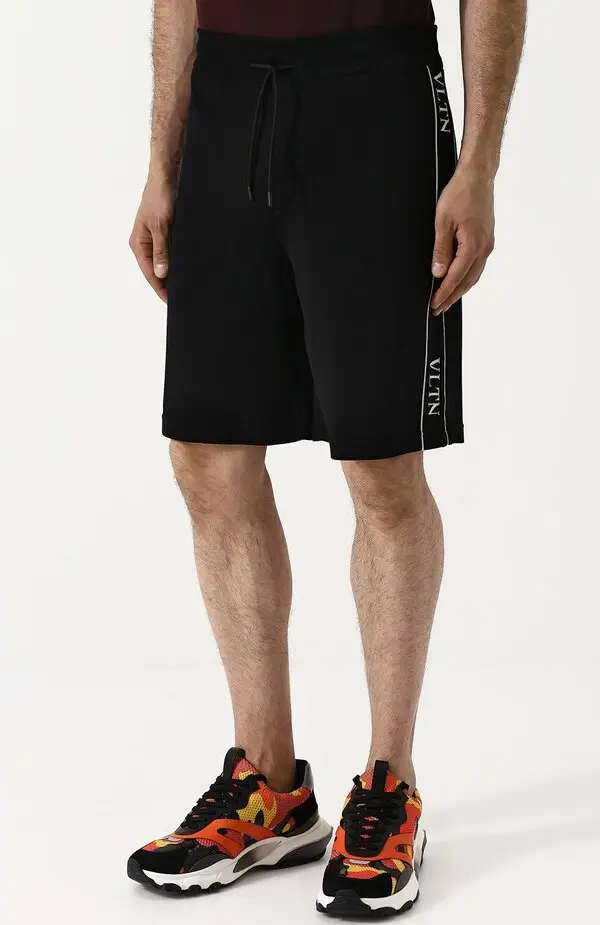Valentino Garavani Vltn Side Striped Sports Shorts