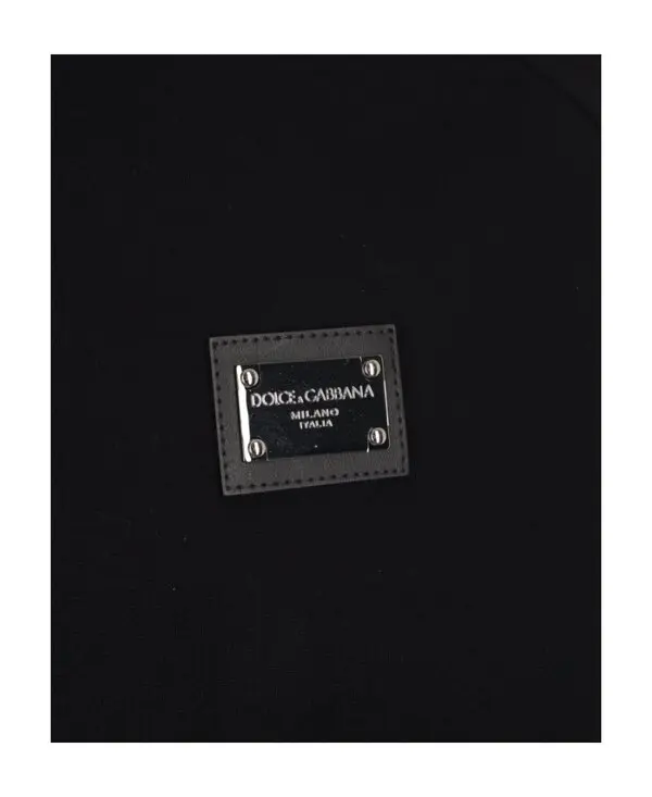 Dolce & Gabbana Logo Plaque Zip-up Hooded Jacket