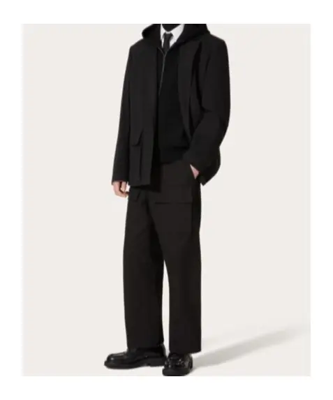 Valentino Garavani Wide Leg Cargo Trousers