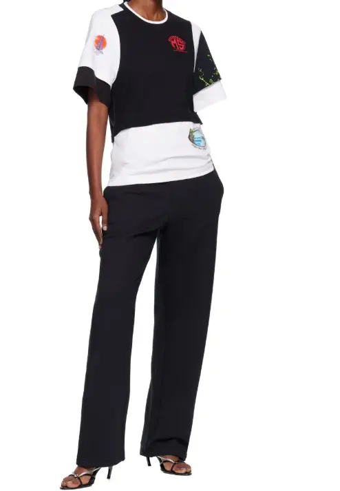MARINE SERRE Graphic Printed Crewneck T-shirt