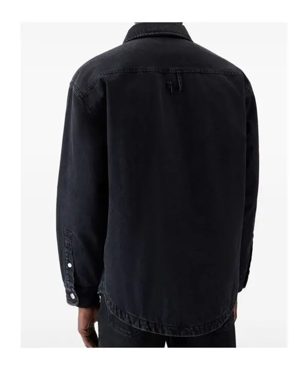 Jacquemus Denim Button-up Shirt - Black