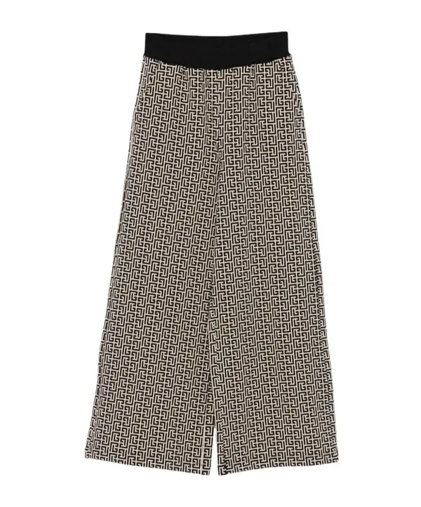 Balmain Monogram Labyrinth Trousers