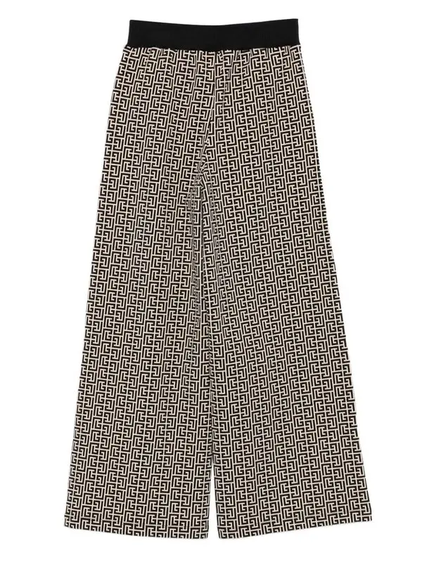 Balmain Monogram Labyrinth Trousers