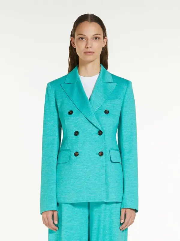 Max Mara Double-breasted Blazer - Green