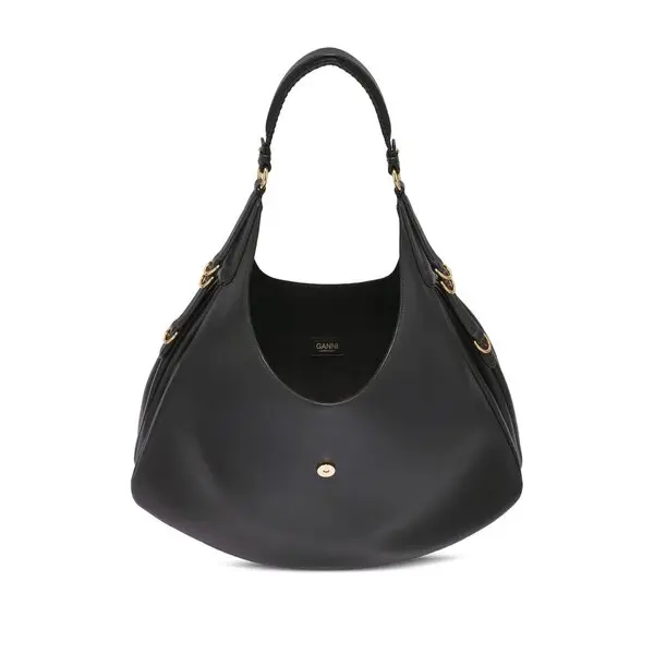 GANNI Large Kat Bag - Black