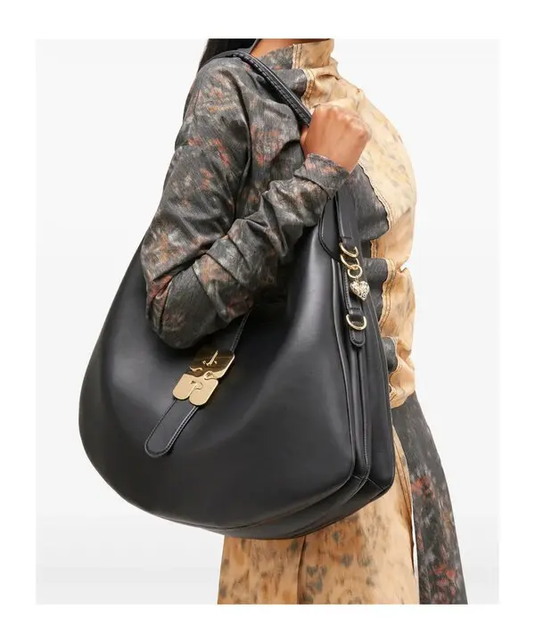 GANNI Large Kat Bag - Black