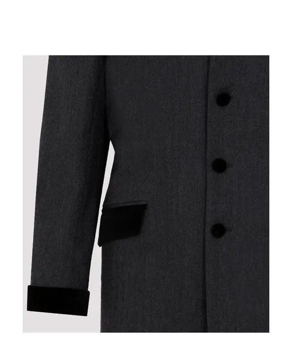 MAISON MARGIELA Single-breasted Wool Coat