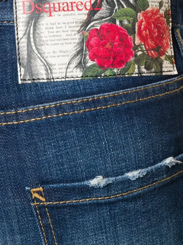Dsquared2 Logo Detail Jeans