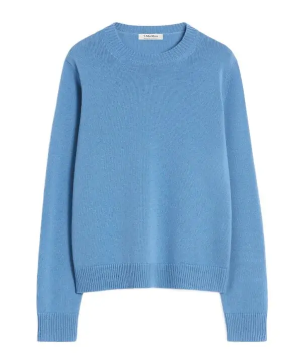 Max Mara Fresia Crewneck Knitted Jumper - Avio