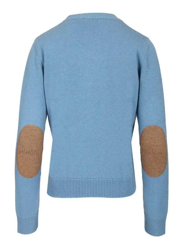 Max Mara Fresia Crewneck Knitted Jumper - Avio