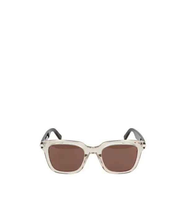 Dior Square Frame Logo Sunglasses - Brown