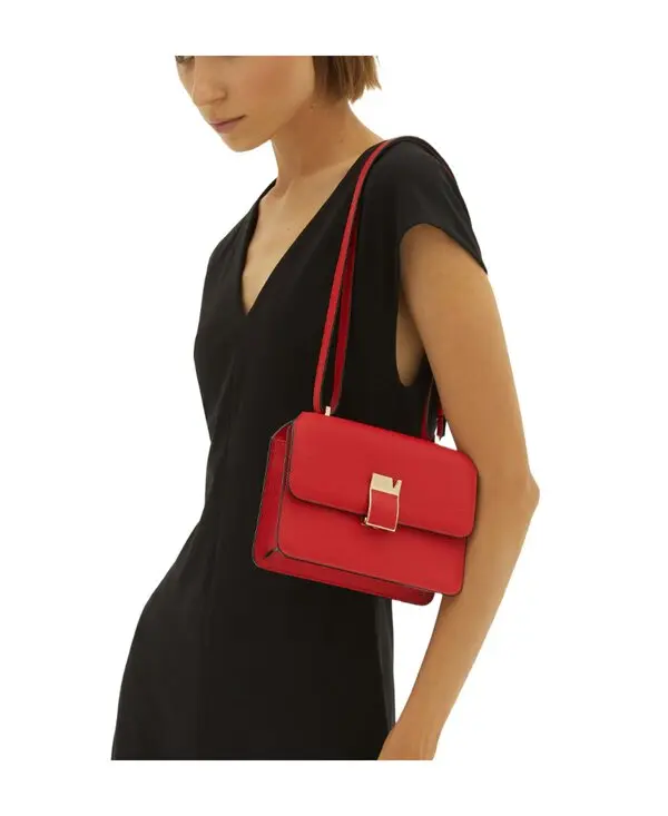 VALEXTRA Nolo Mini Crossbody Bag - Red