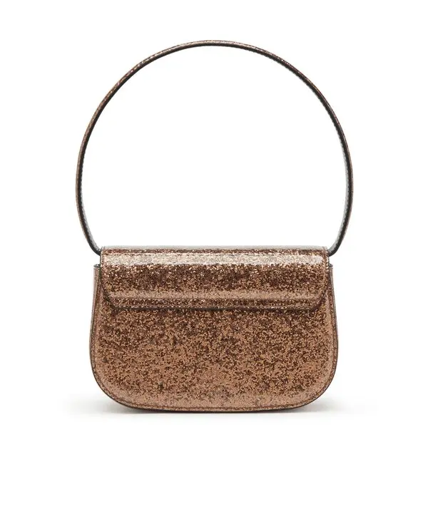 DIESEL® 1dr Glitter Shoulder Bag - Bronze