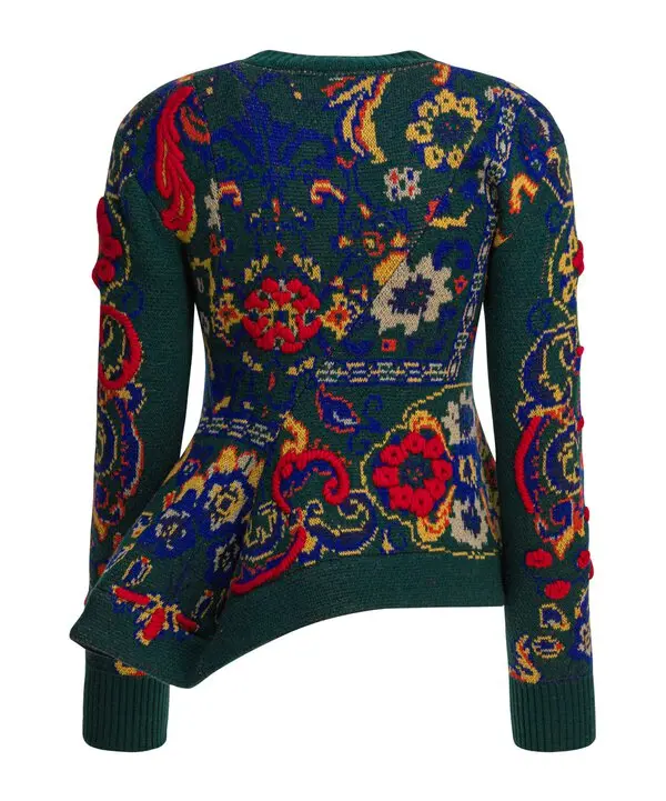 Sacai Floral Jacquard Pullover