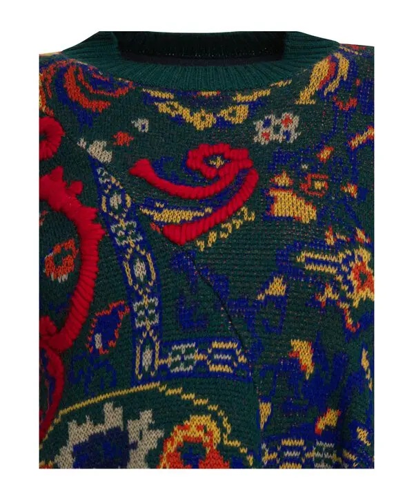 Sacai Floral Jacquard Pullover