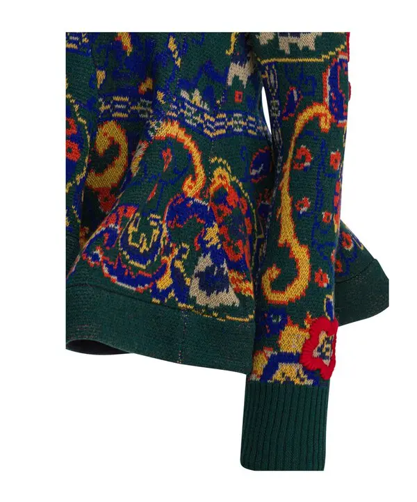 Sacai Floral Jacquard Pullover