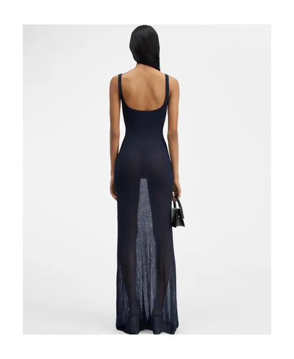 Jacquemus Belted Long Knit Dress