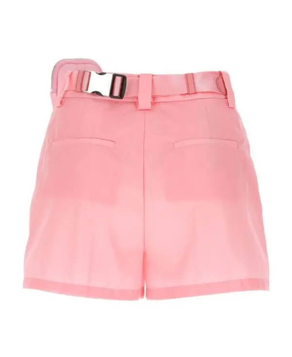 Prada Belted Pouch Shorts