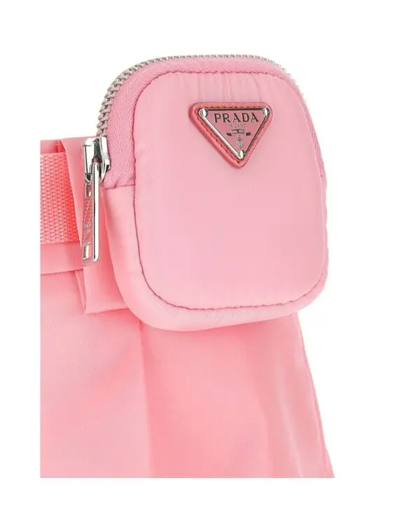 Prada Belted Pouch Shorts