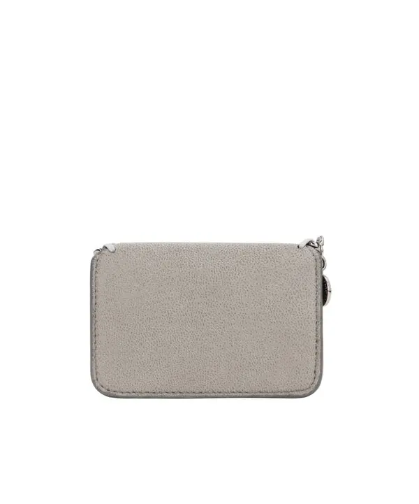 Stella McCartney Chain Detailed Card Holder - Grey