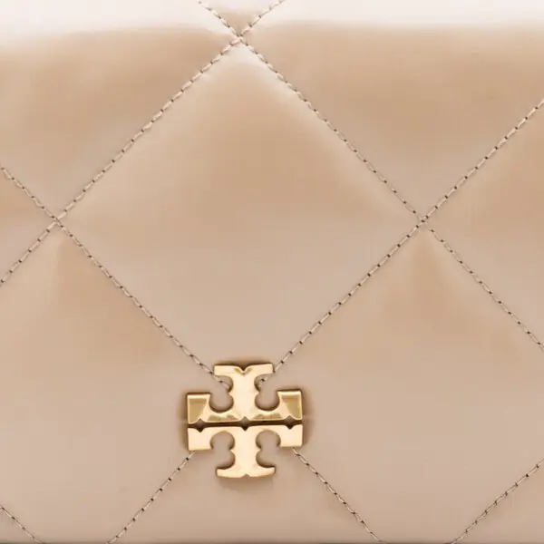 Tory Burch Kira Quilted Crossbody Bag - Nude