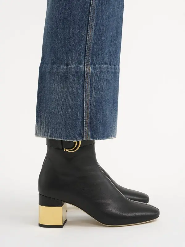 Chloé Alizè Zip Detailed Ankle Boots