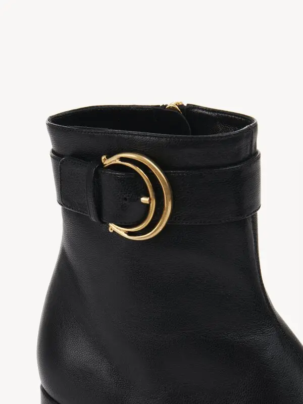 Chloé Alizè Zip Detailed Ankle Boots