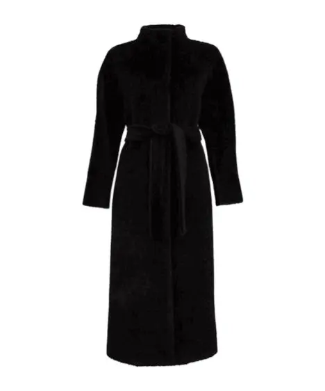 Max Mara Long-sleeved Belted Coat