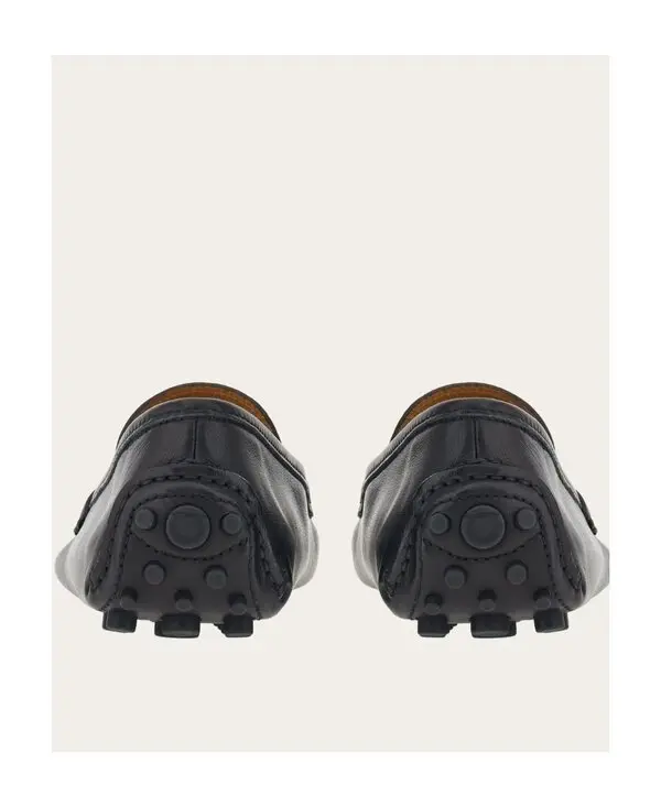 FERRAGAMO Logo Embossed Slip-on Loafers