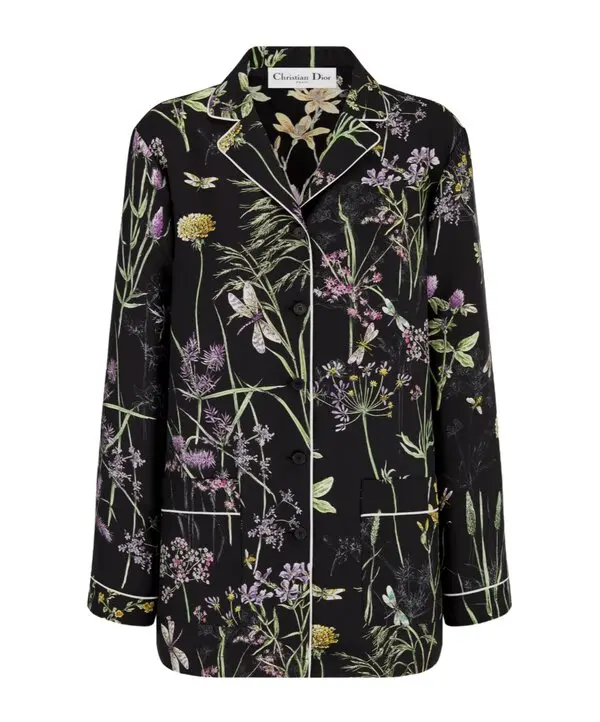 Dior Dragonfly And Bee Print Shirt
