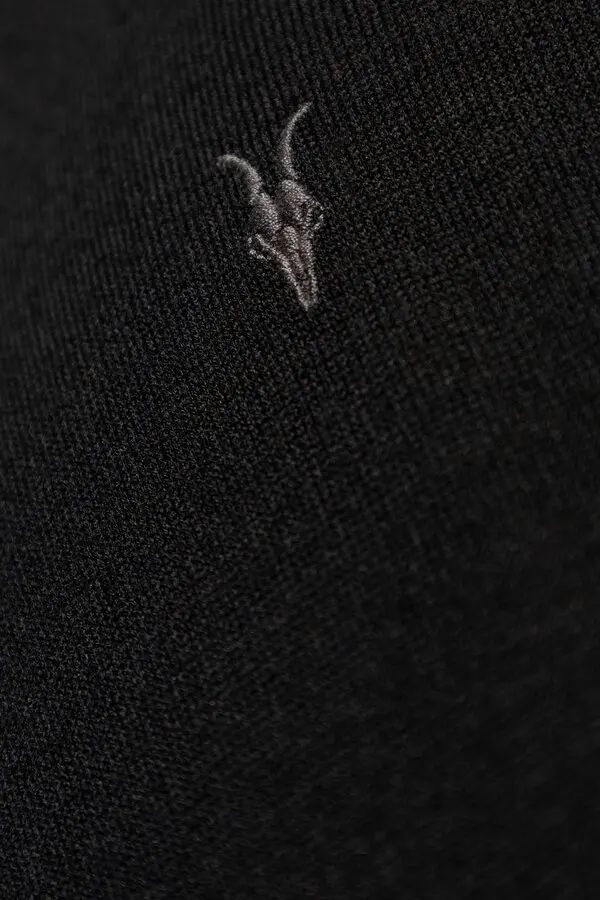 ALLSAINTS Signature Crew Neck Knitwear With Chest Detail