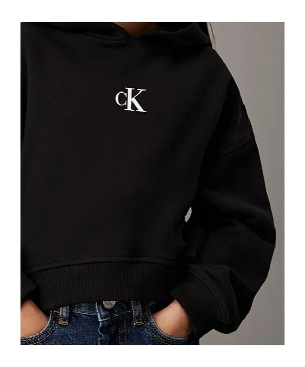 Calvin Klein Embroidered Logo Hoodie