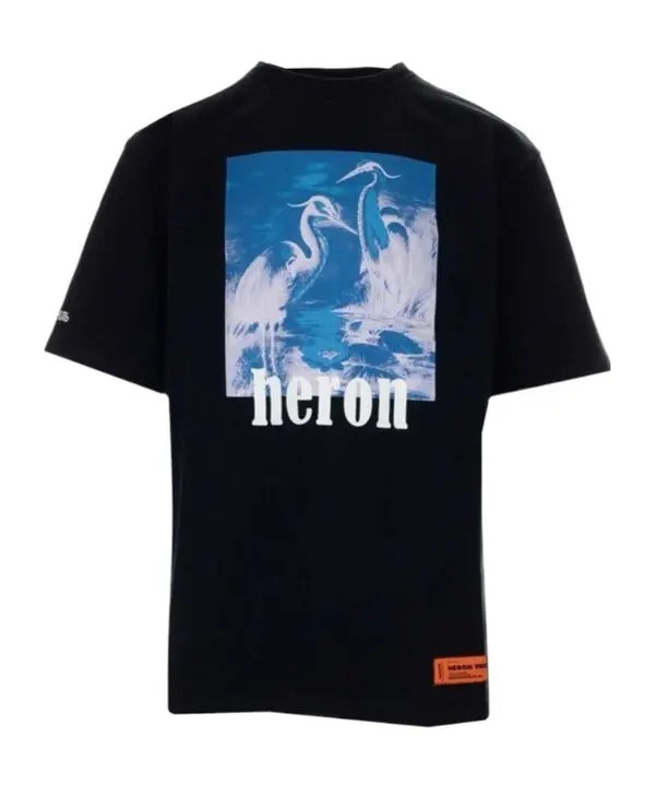 Heron Preston Round-necked T-shirt - Black