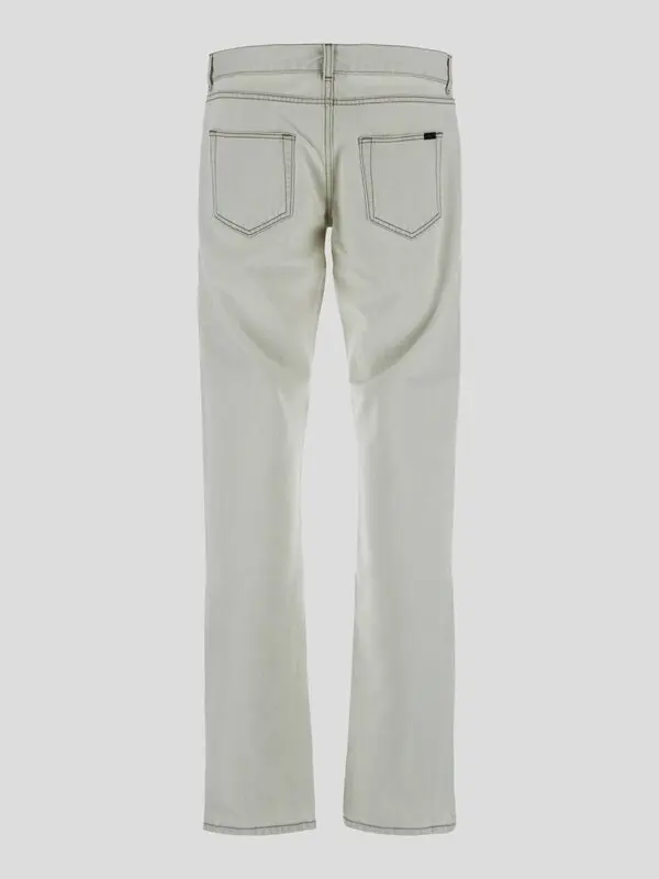 Saint Laurent Mid-rise Slim Cut Jeans