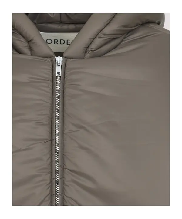 MORDECAI Hooded Cotton-padded Jacket - Gray