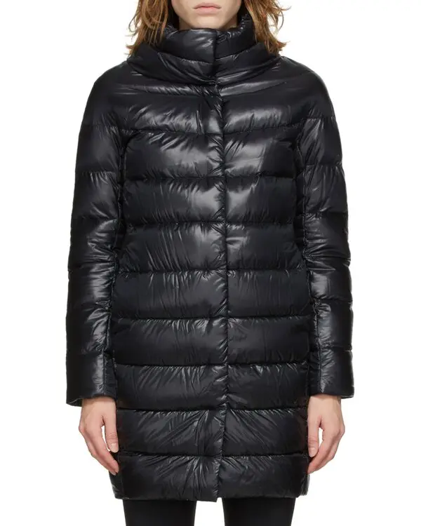 Herno Dora High-neck Padded Jacket - Black