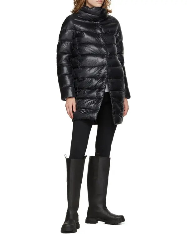 Herno Dora High-neck Padded Jacket - Black