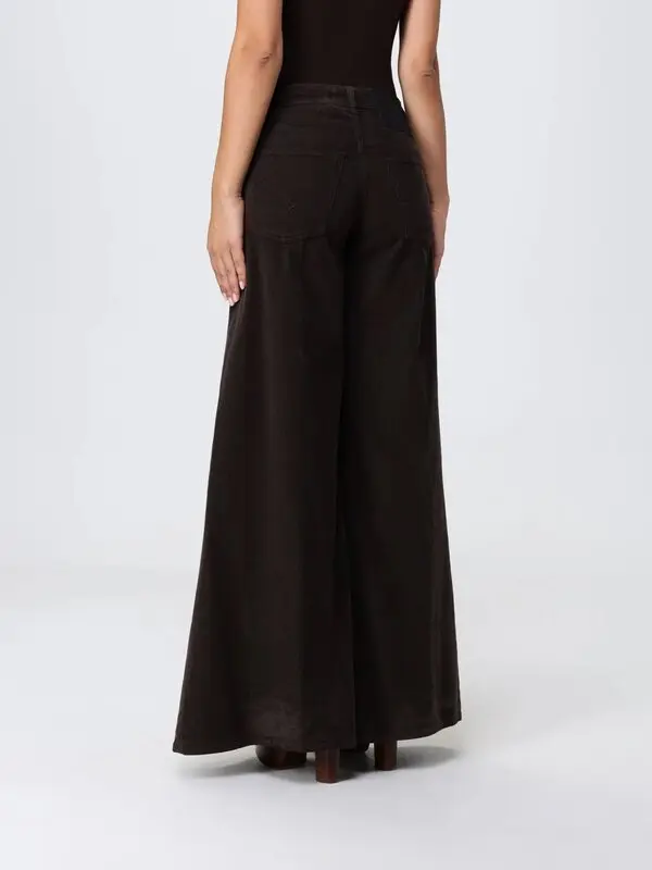 DONDUP Marlene Wide-leg Corduroy Trousers - Black