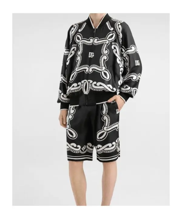 Dolce & Gabbana Dolce Gabbana Bandanna Printed Short-sleeved Shirt