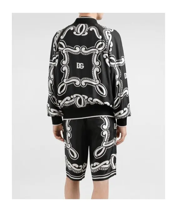Dolce & Gabbana Dolce Gabbana Bandanna Printed Short-sleeved Shirt
